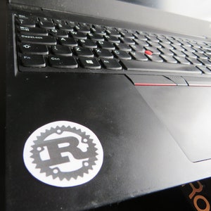 Rust Logo Sticker | Etsy