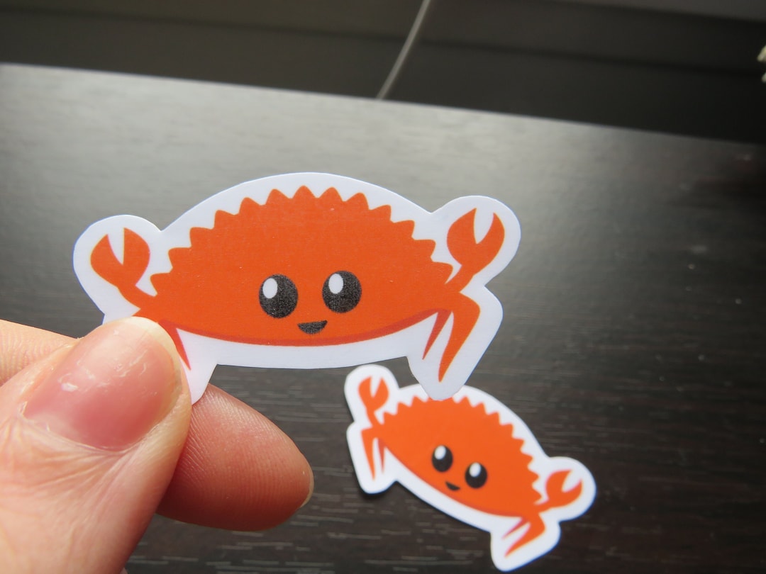 Rust Ferris the Crab Sticker - Etsy