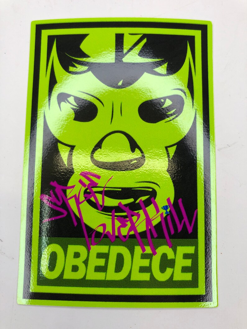OBEDECE Sticker X2 by Surge Overkill - Etsy