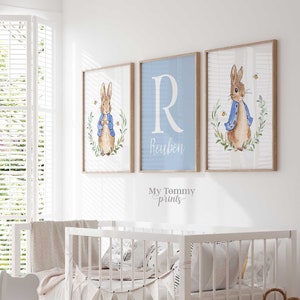 Babys Nursery Prints, Peter Rabbit Wall Art, New Baby Gift - Etsy