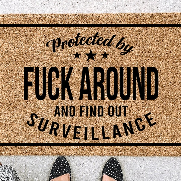 Rude Door Mat - Etsy
