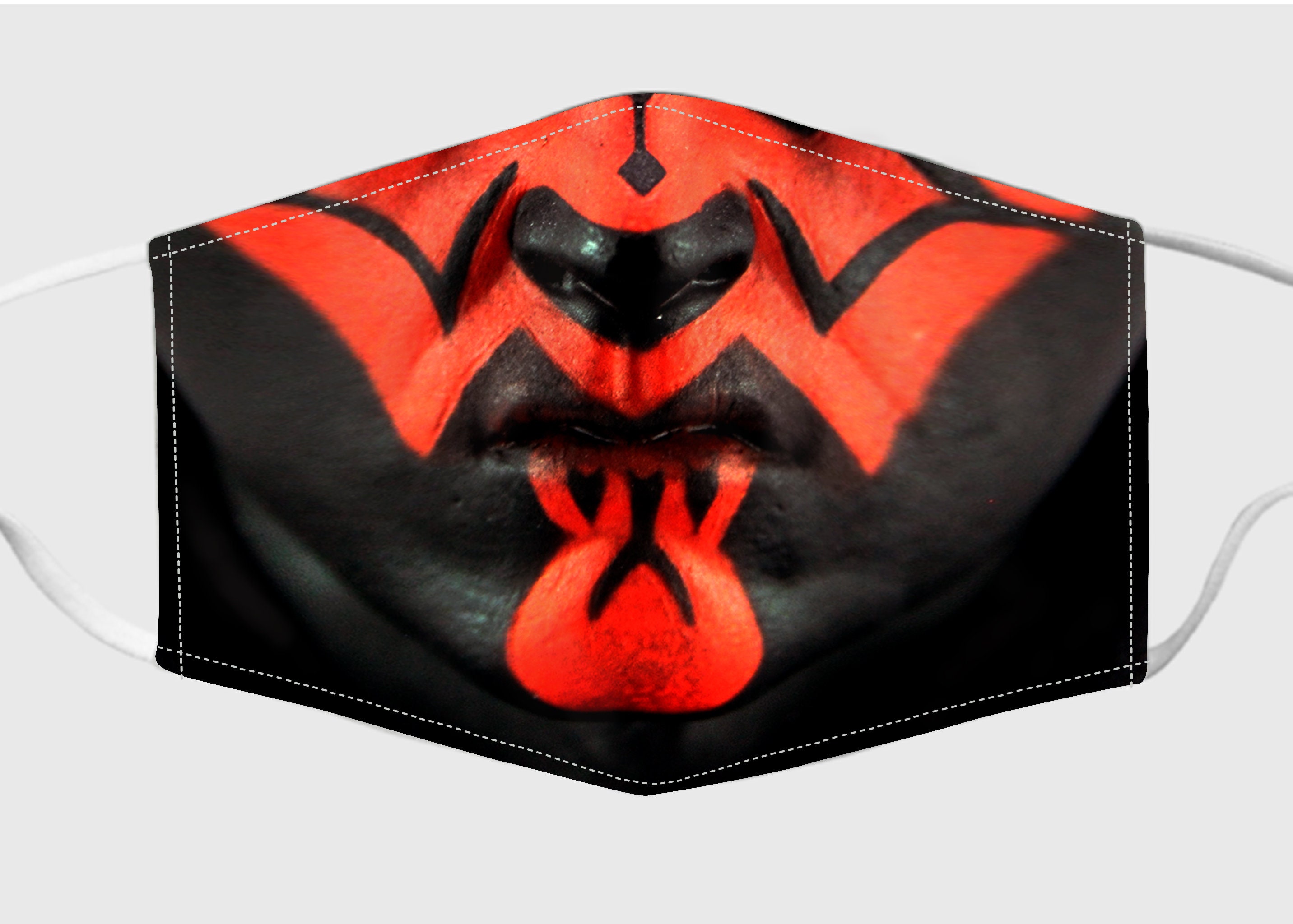 Darth Maul Face Mask in Uk halloween | Etsy