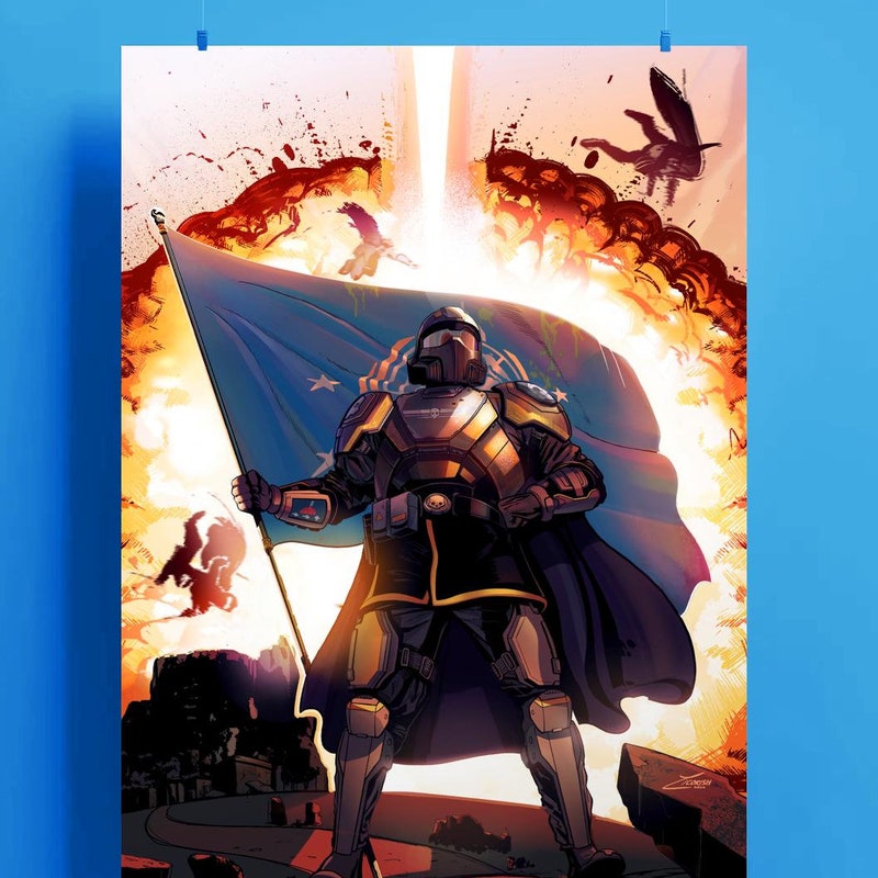Helldivers 2 Poster - Etsy