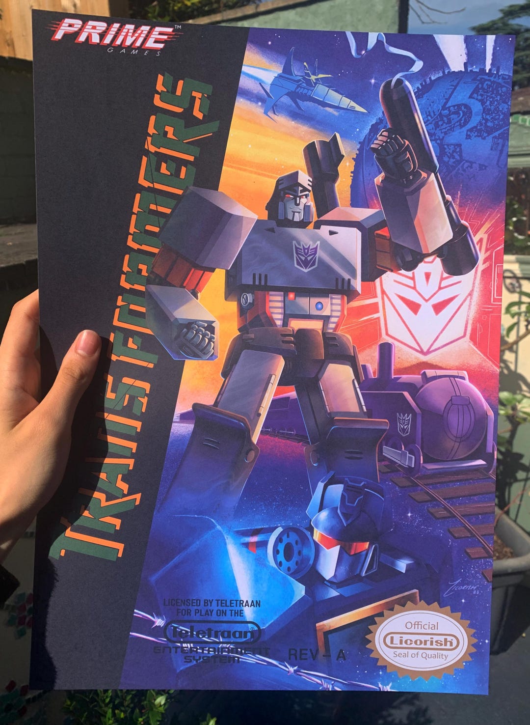 A4 / A3 Megatron X Metal Gear Solid Wall Poster Art Print - Etsy UK