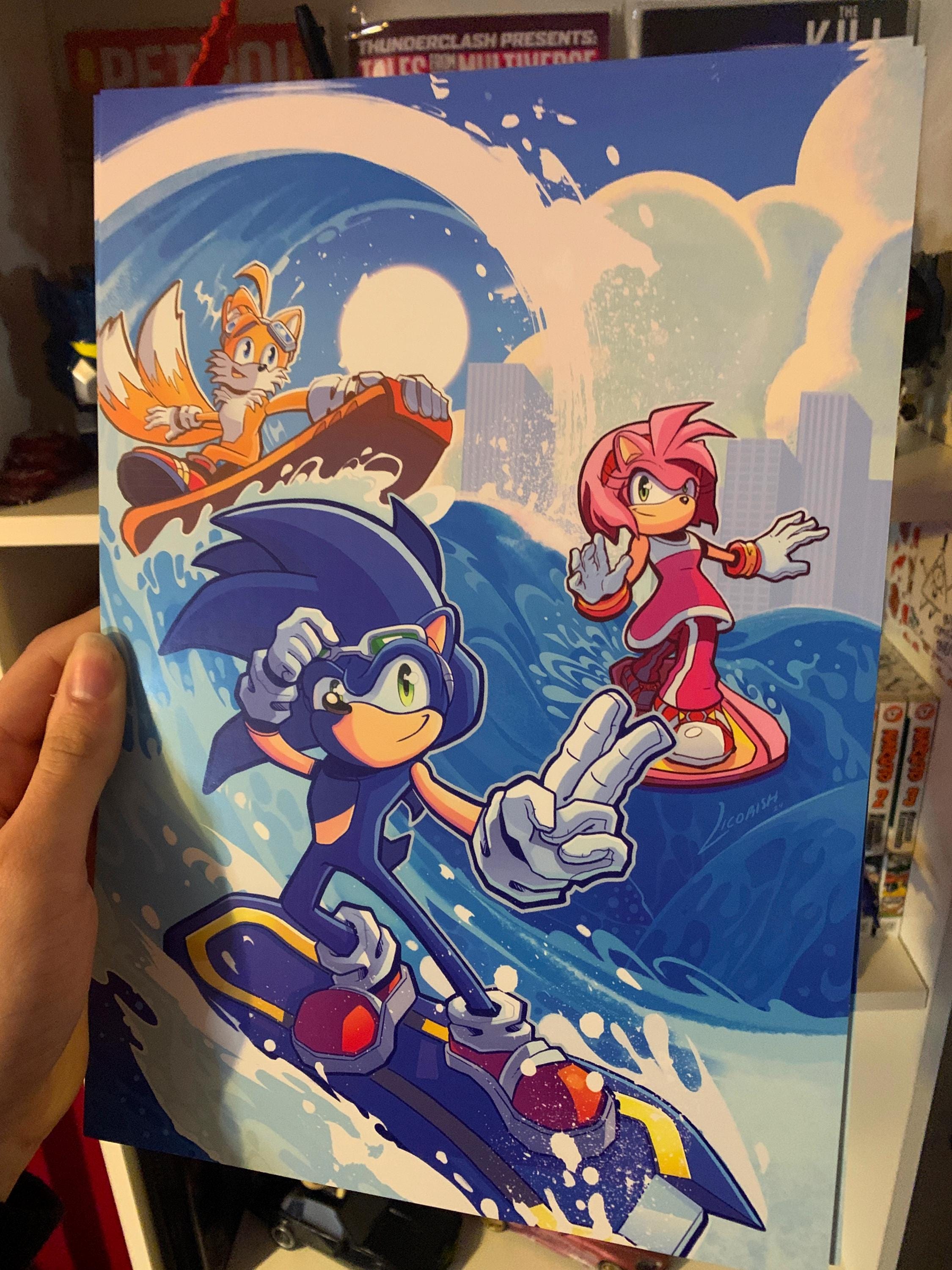 Sonic Riders A4 Poster Art Print - Etsy