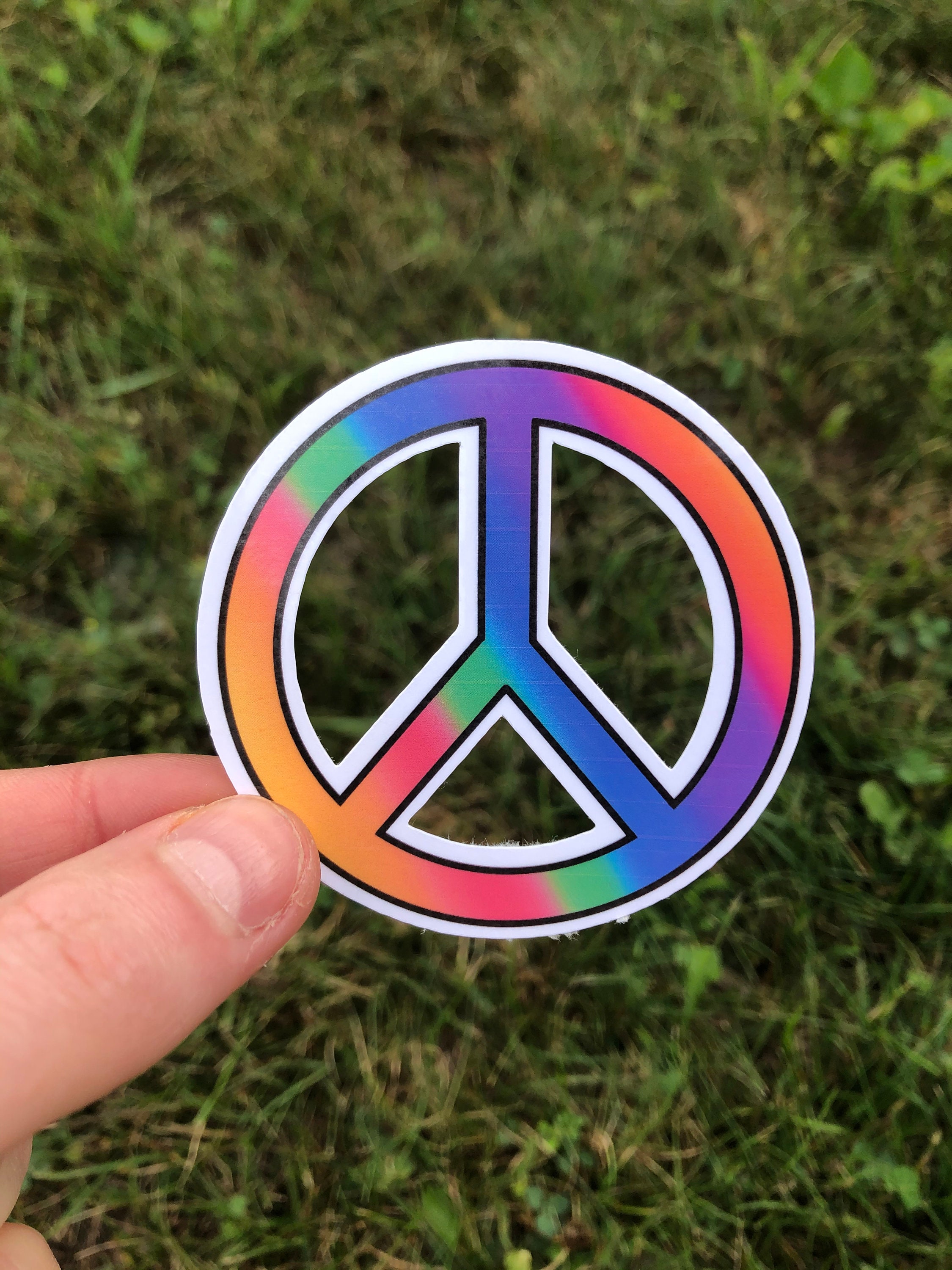 Tie Dye Peace Sign Sticker Peace Sign Sticker Peace Sign - Etsy