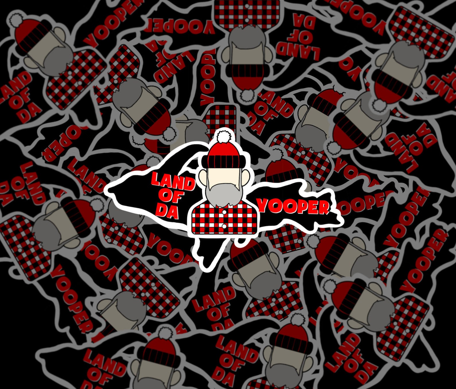 Upper Peninsula of Michigan Yooper Sticker Yooper Sticker | Etsy