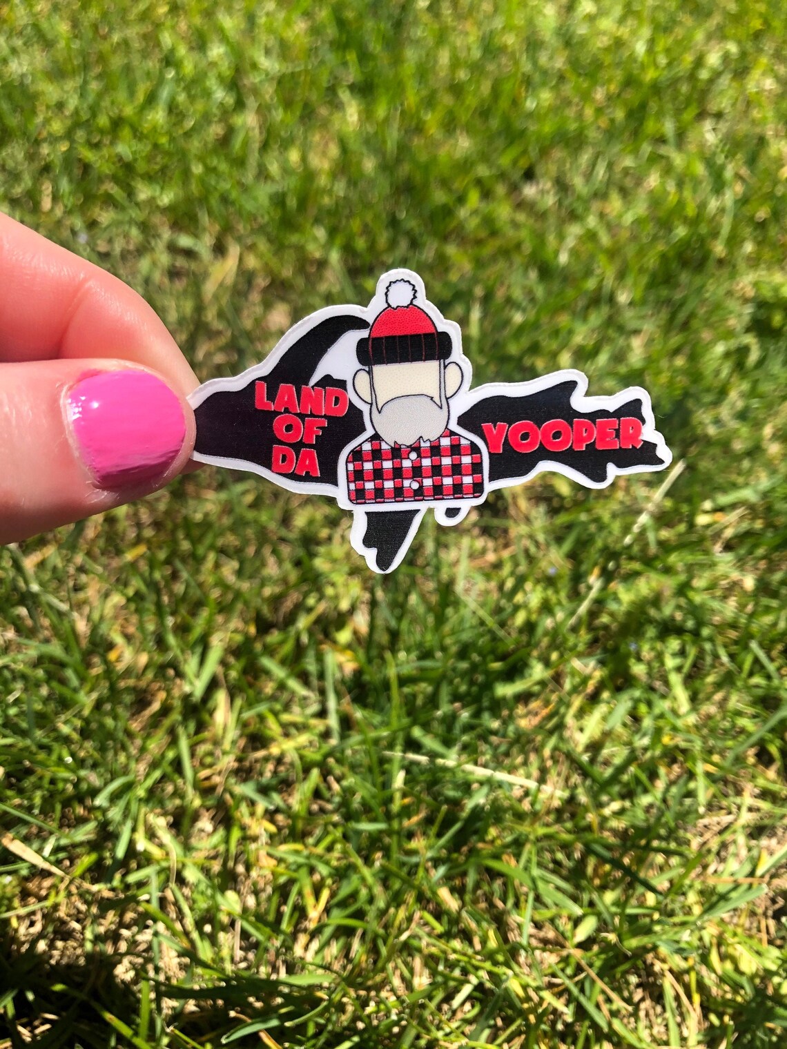 Upper Peninsula of Michigan Yooper Sticker Yooper Sticker | Etsy