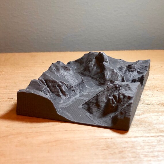 Mini Yosemite Valley Topographic Model | Etsy