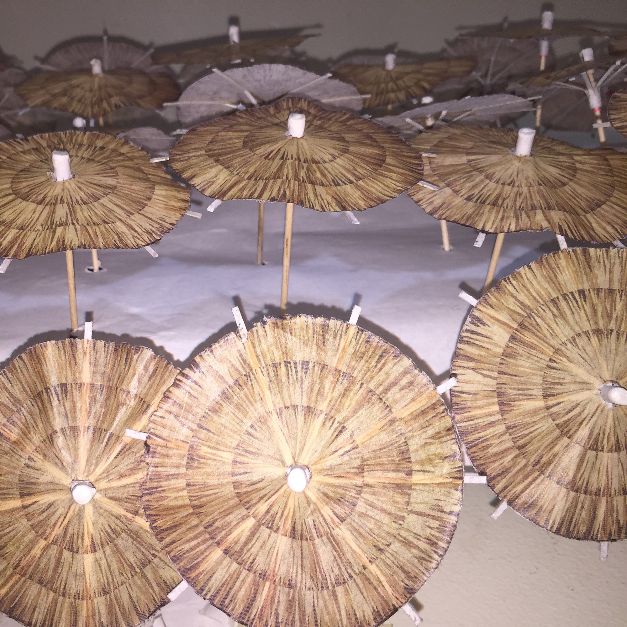 8 X Tiki Hut Cocktail Umbrellas Drink Umbrella Handmade New | Etsy