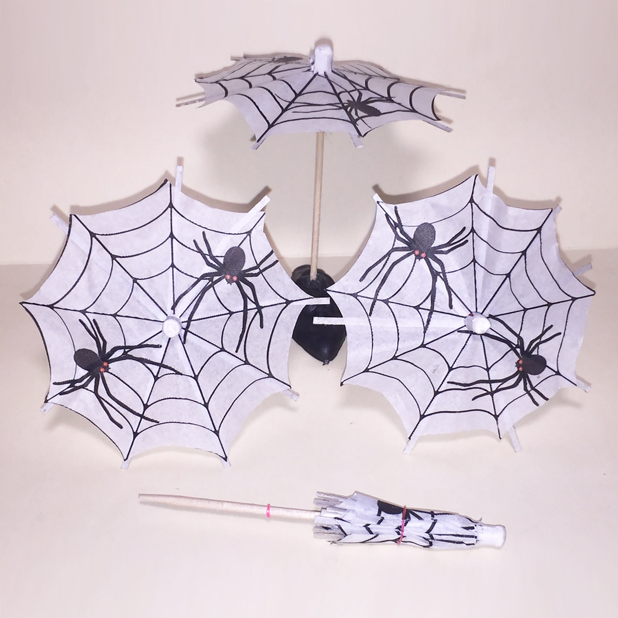 8 X Halloween Spiders Cocktail Umbrellas Drink Umbrella - Etsy Canada