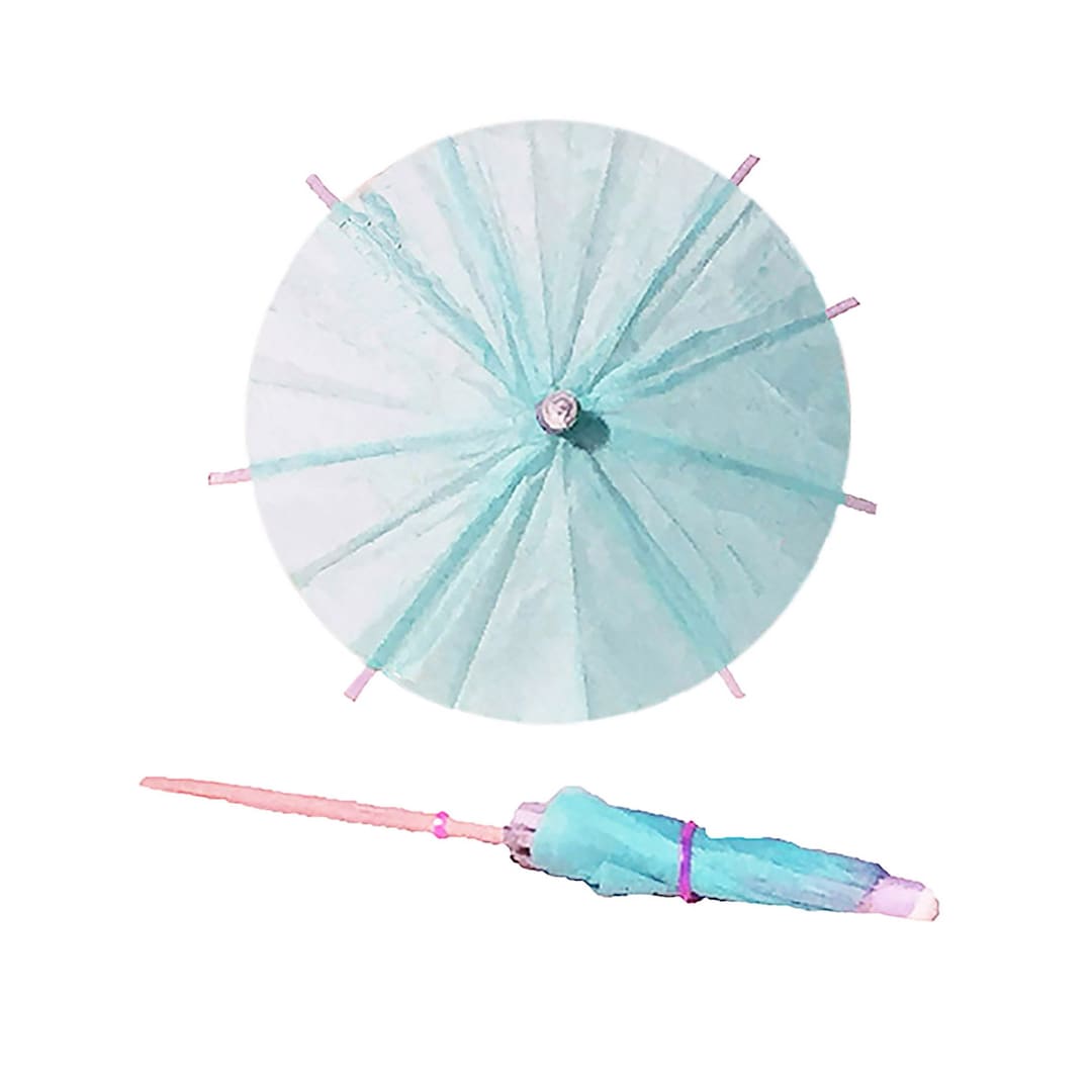 100 X Light Blue Cocktail Umbrellas - NEW Light Blue Drink Umbrellas - Etsy
