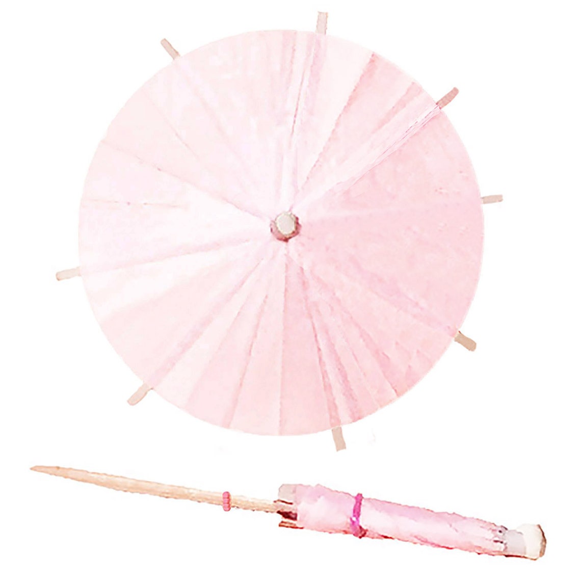 25 X Light Pink Cocktail Umbrellas NEW Light Pink Drink - Etsy
