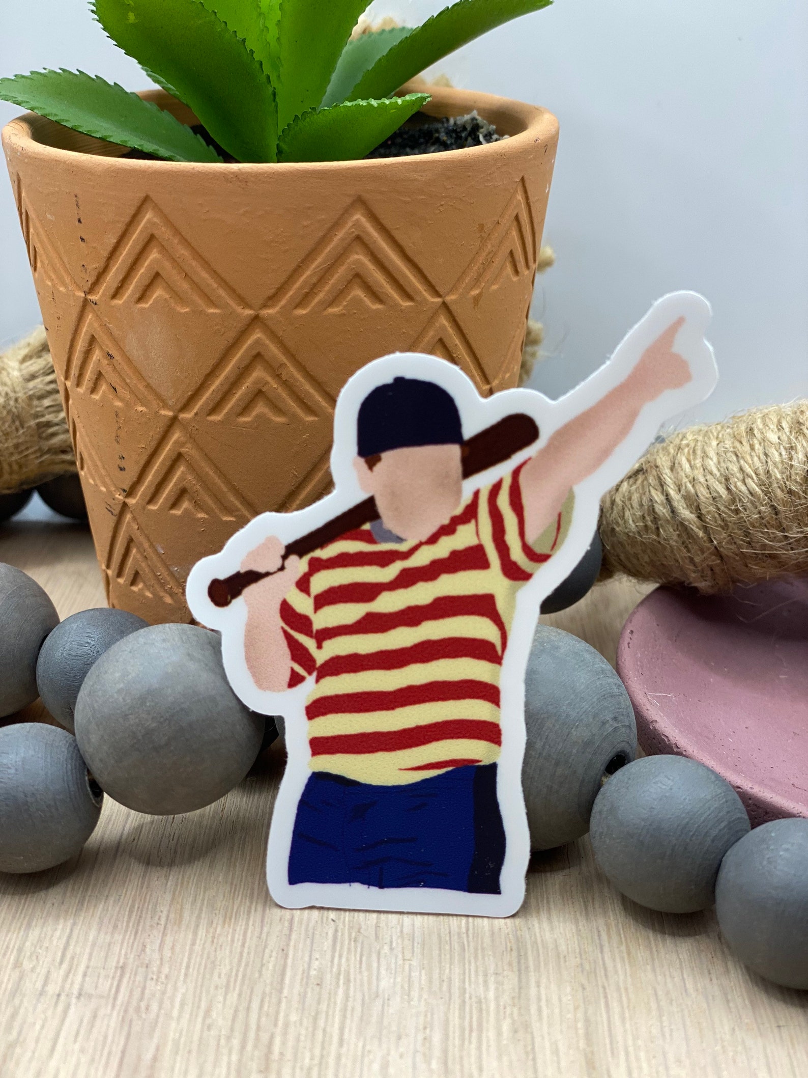 Waterproof sandlot sticker The Great Bambino Sticker play | Etsy