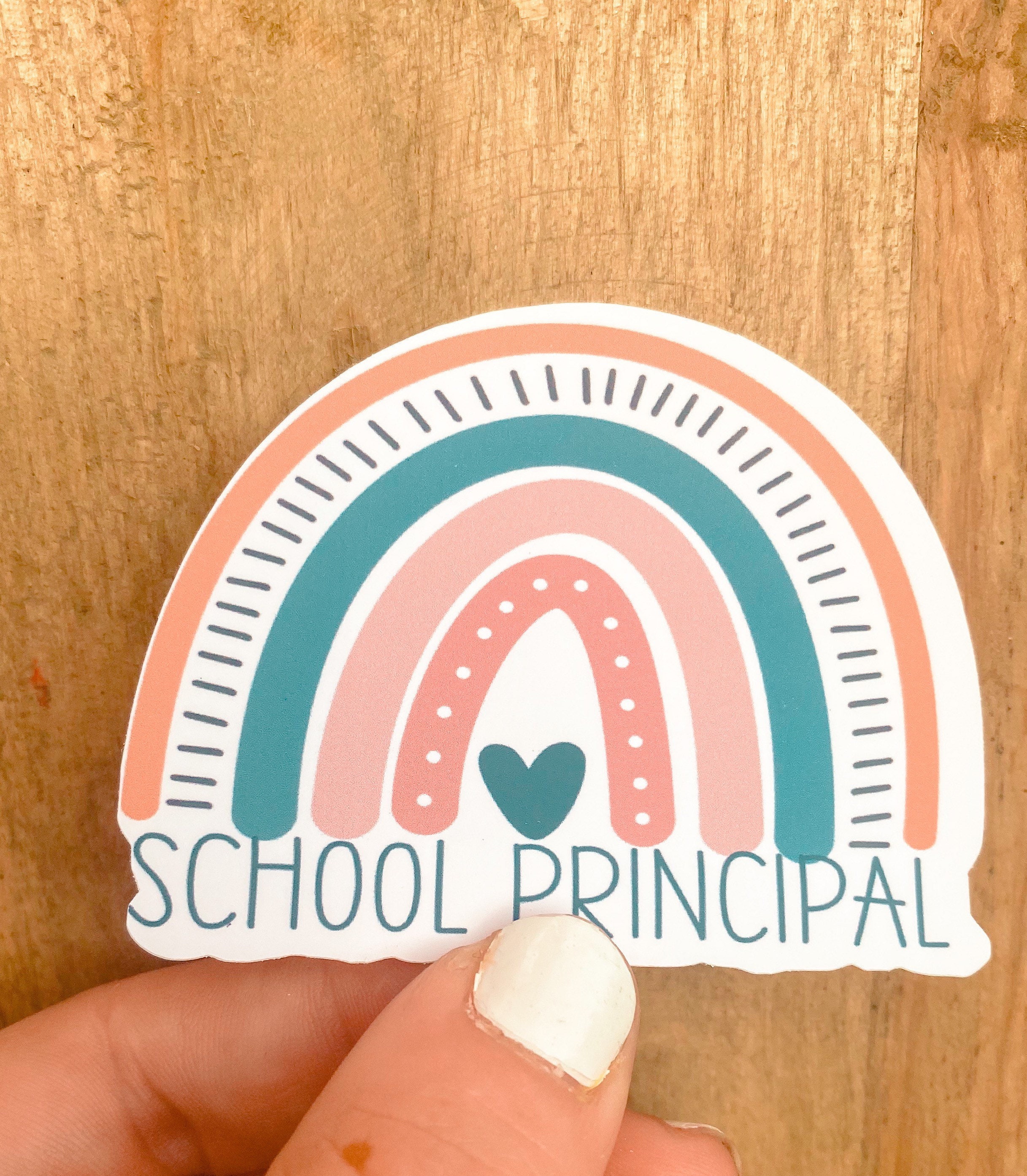 Waterproof School Principal Sticker Principal Educator - Etsy Denmark