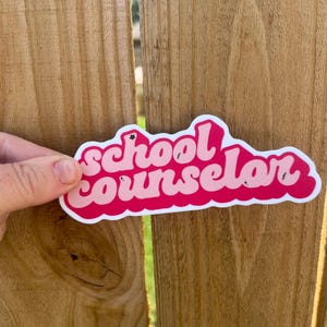 Waterproof Counseling Sticker, School Counselor Gift, Therapist Gift ...