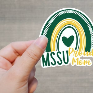 MSSU Missouri Southern State University Rainbow School Spirit Sticker ...