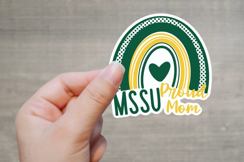 MSSU Missouri Southern State University Rainbow School Spirit Sticker ...