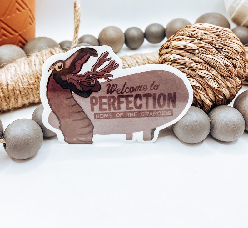 Tremors graboid sign vinyl sticker | Etsy