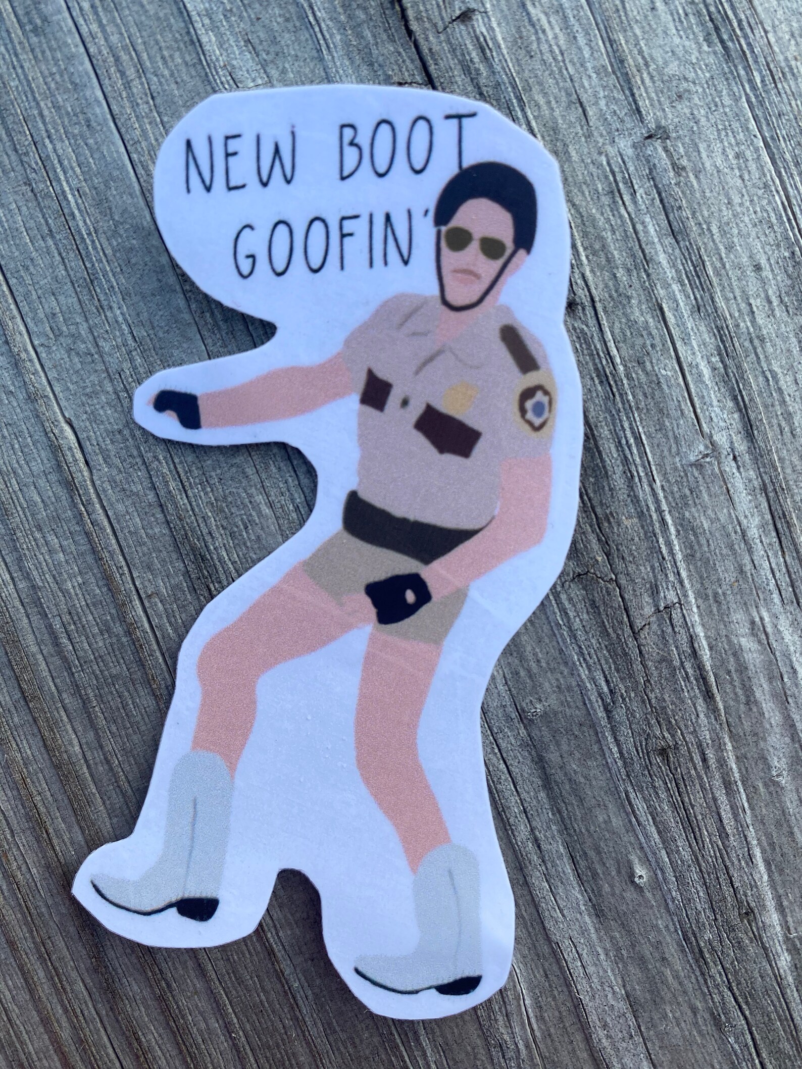 Waterproof Reno 911 Sticker New Boot Goofin Lieutenant Jim - Etsy UK