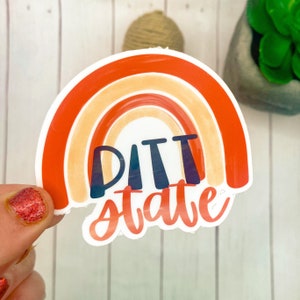 Pitt State Sticker, PSU Sticker, PSU Gorillas, Pittsburg Ks, Psu ...