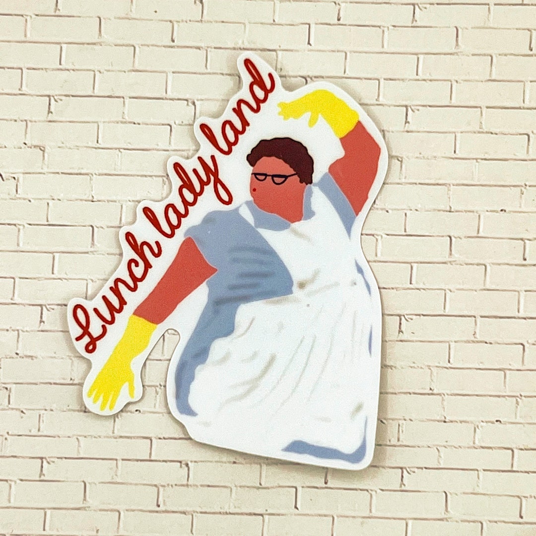 Waterproof Lunch Lady Land Sticker, Classic Saturday Night Live, Chris ...