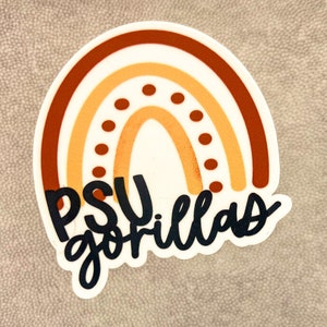 Pitt State Sticker, PSU Sticker, PSU Gorillas, Pittsburg Ks, Psu ...