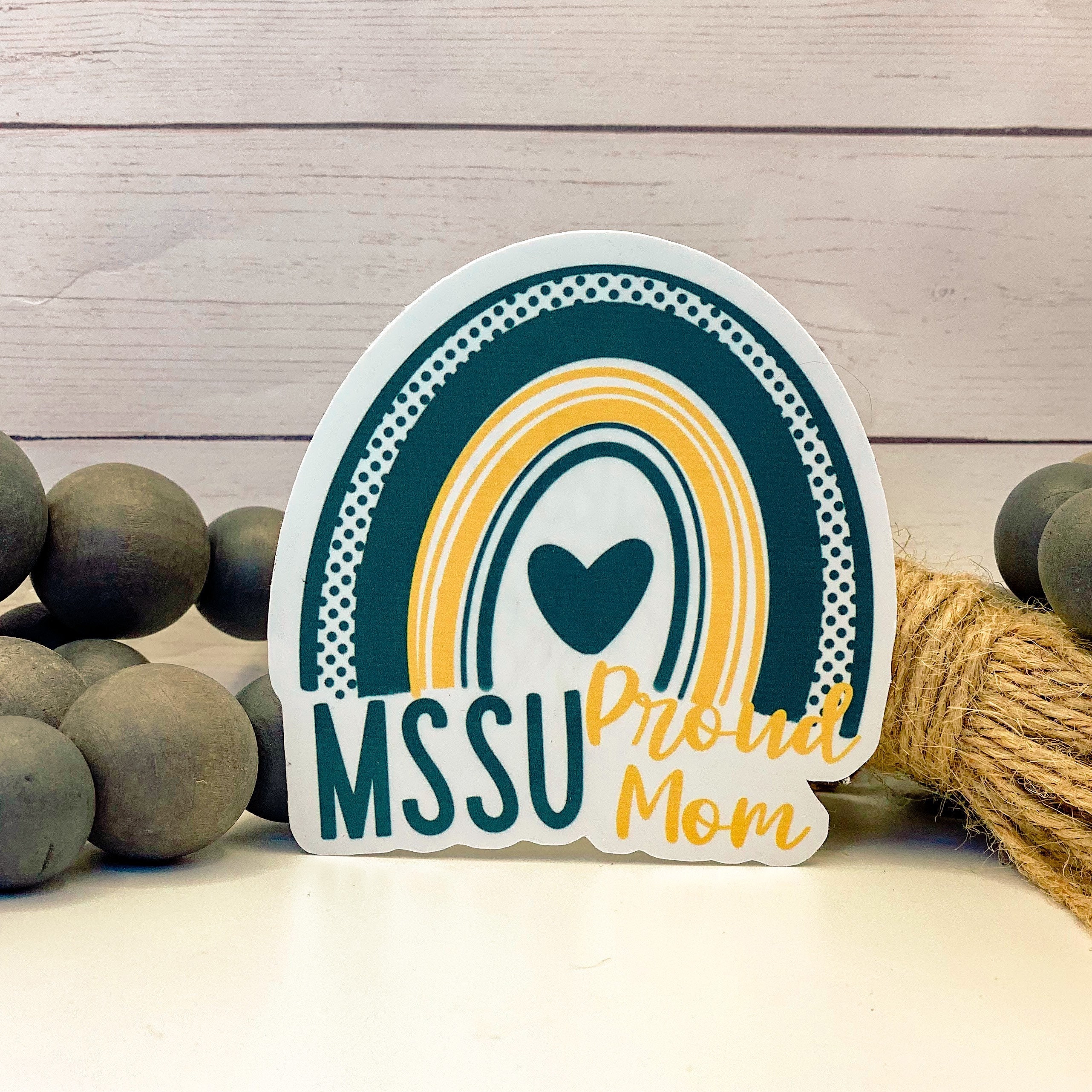 MSSU Missouri Southern State University Rainbow School Spirit Sticker ...