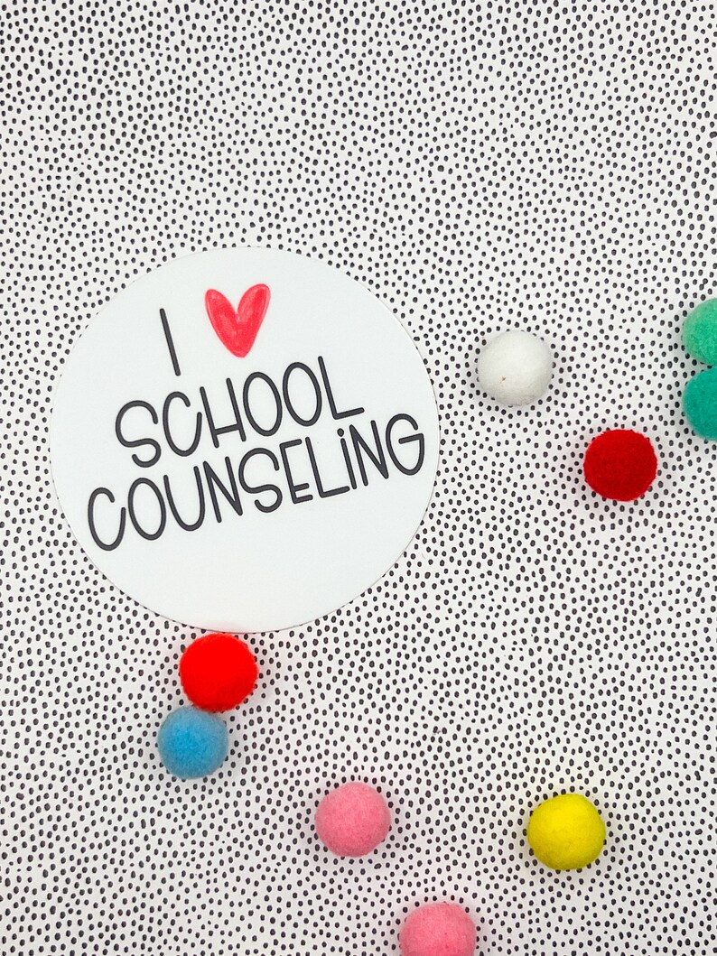 Waterproof Counseling Sticker Pack, School Counselor Gift, Mental ...