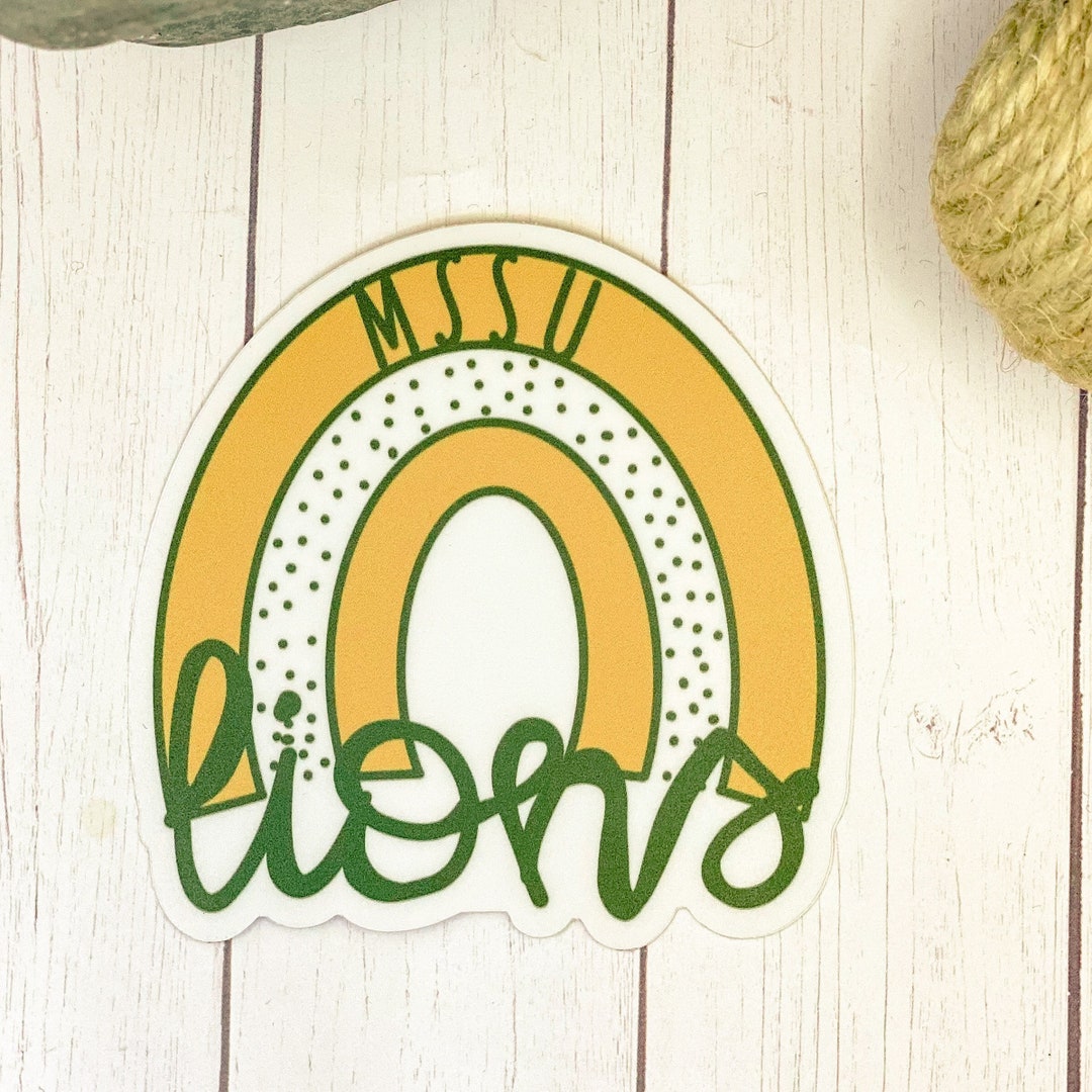 Waterproof MSSU Sticker, Missouri Southern State University, Rainbow ...