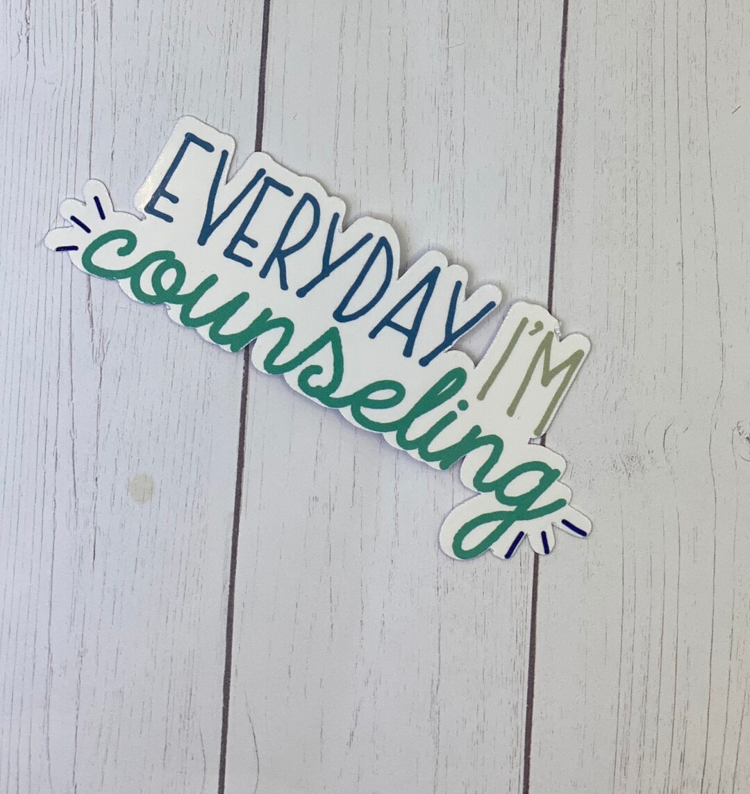 Waterproof School Counselor Sticker, School Counselor Gift, Elementary ...