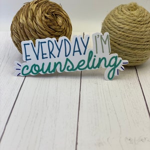 Waterproof School Counselor Sticker, School Counselor Gift, Elementary ...