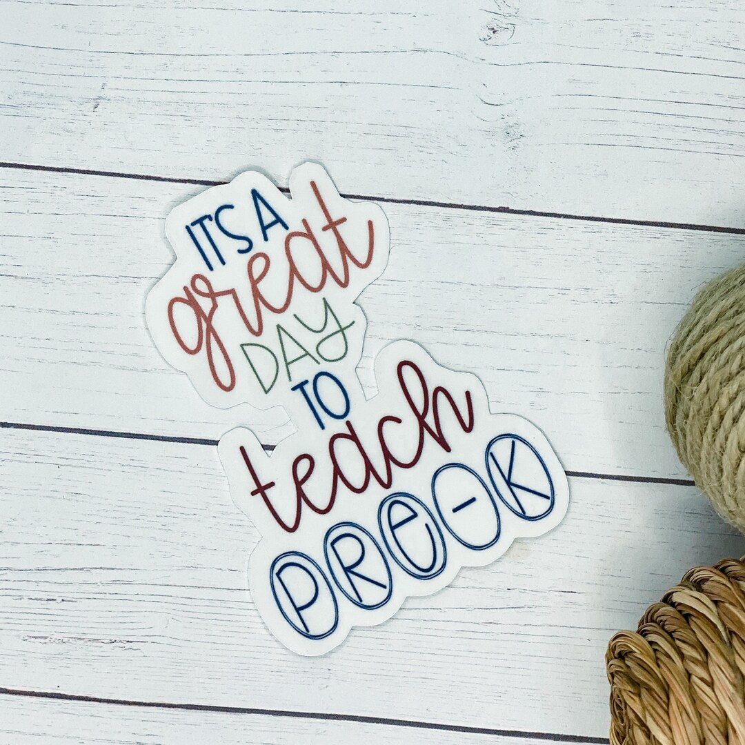 Preschool Teacher Sticker, Teacher Valentine Gift, Preschool Teacher ...