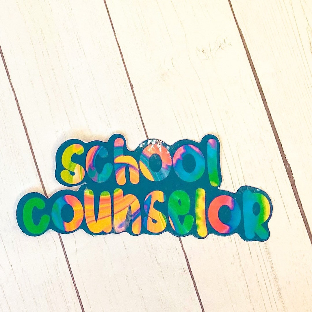 School Counselor Sticker, School Counselor Gift, Elementary School ...