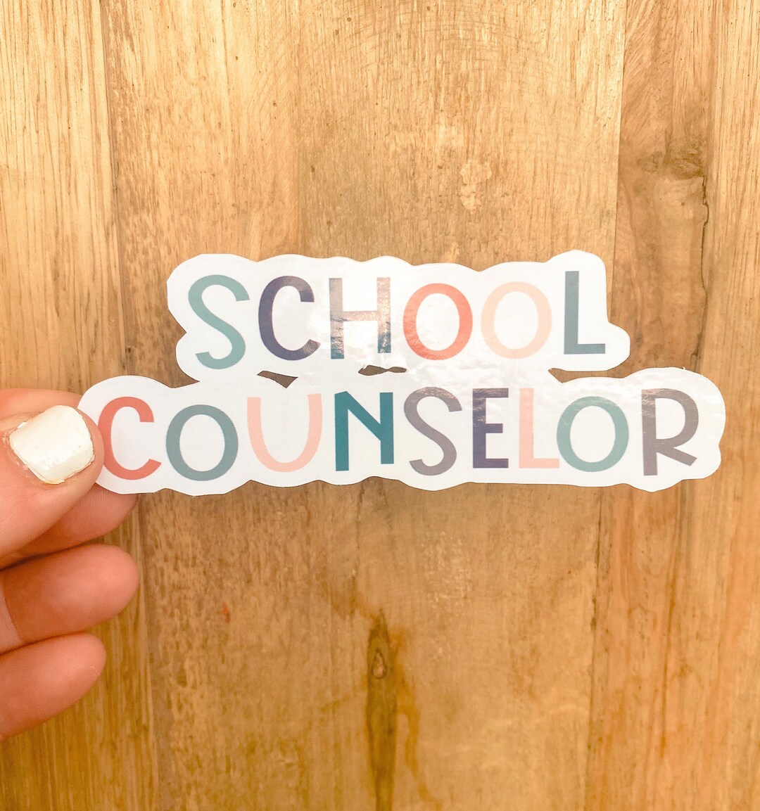Waterproof School Counselor Sticker School Counselor Gift - Etsy