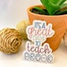 Preschool Teacher Sticker, Teacher Valentine Gift, Preschool Teacher ...