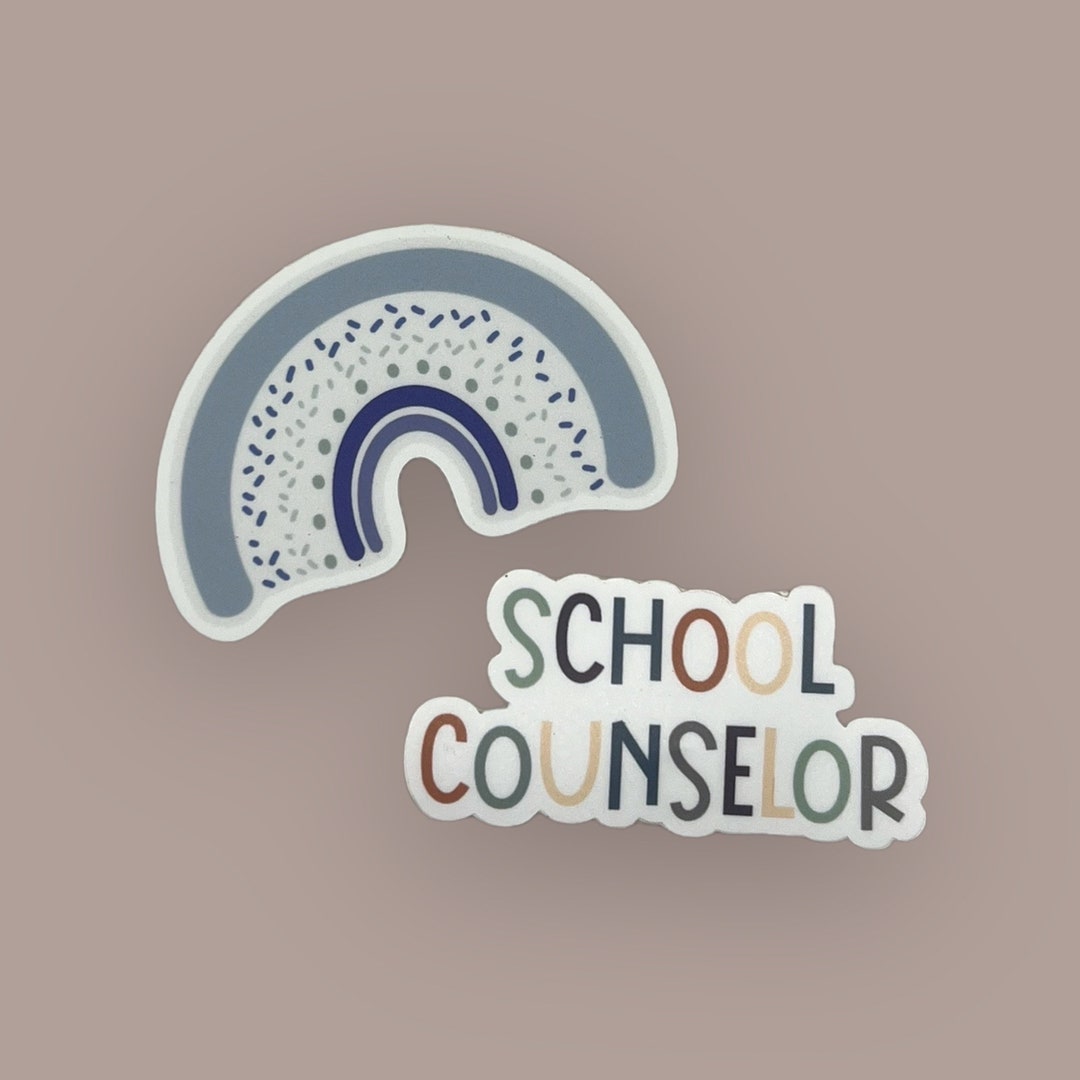Waterproof School Counselor Sticker, School Counselor Gift, Elementary ...