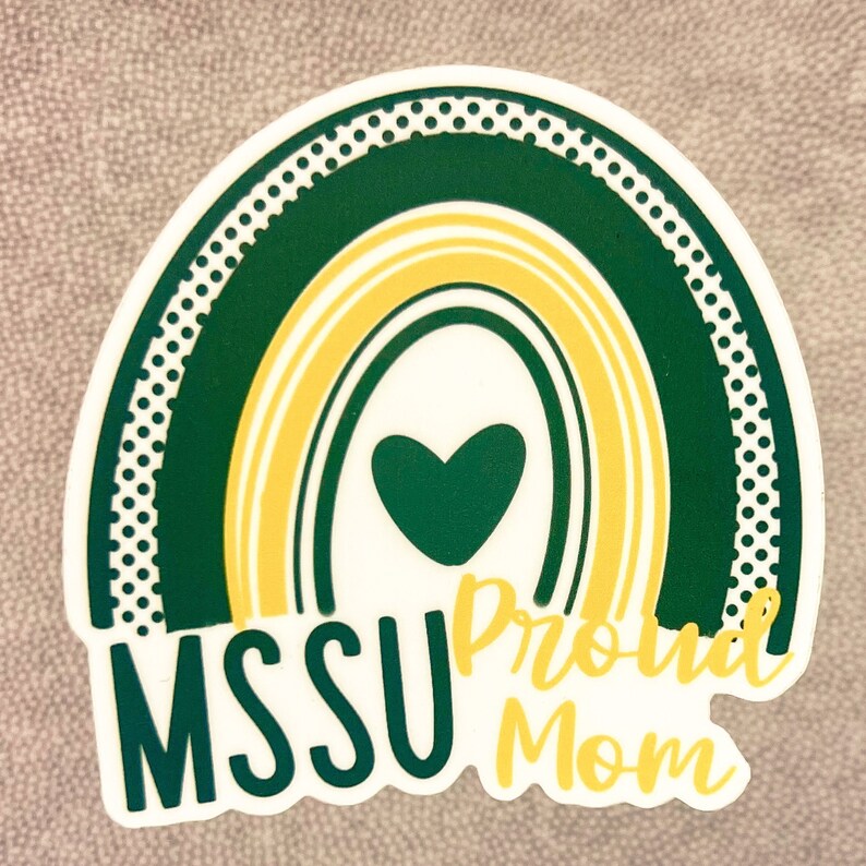 MSSU Missouri Southern State University Rainbow School Spirit Sticker ...