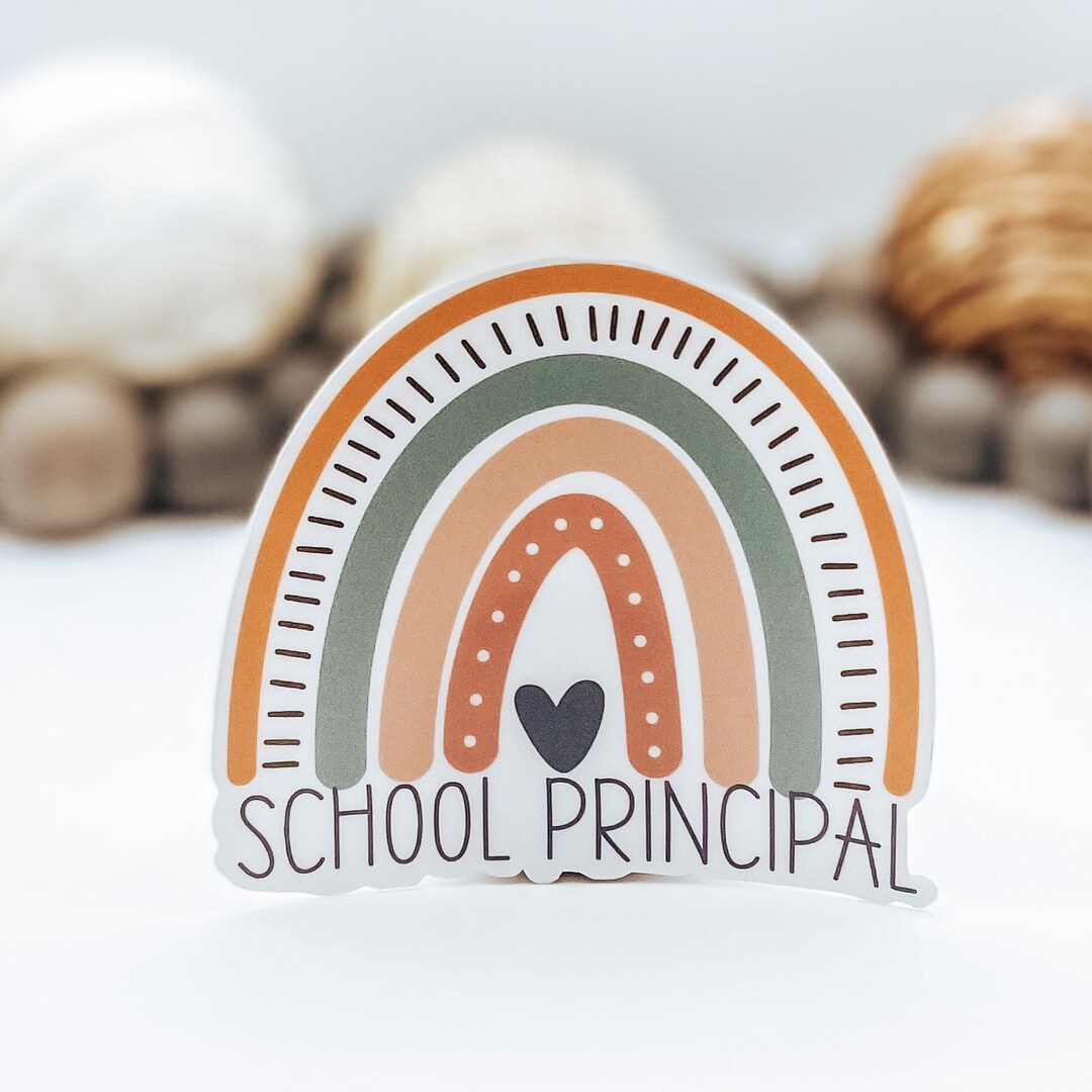 Waterproof School Principal Sticker Principal Educator - Etsy Denmark