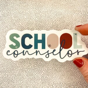 Waterproof Counselor Sticker, School Counselor, Coping Skills Sticker ...