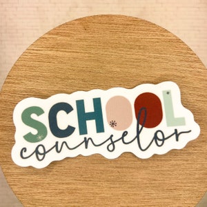 Waterproof Counselor Sticker, School Counselor, Coping Skills Sticker ...