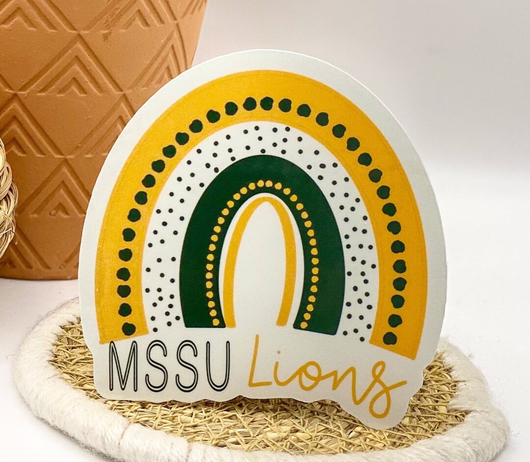 MSSU Missouri Southern State University Rainbow School Spirit Sticker ...