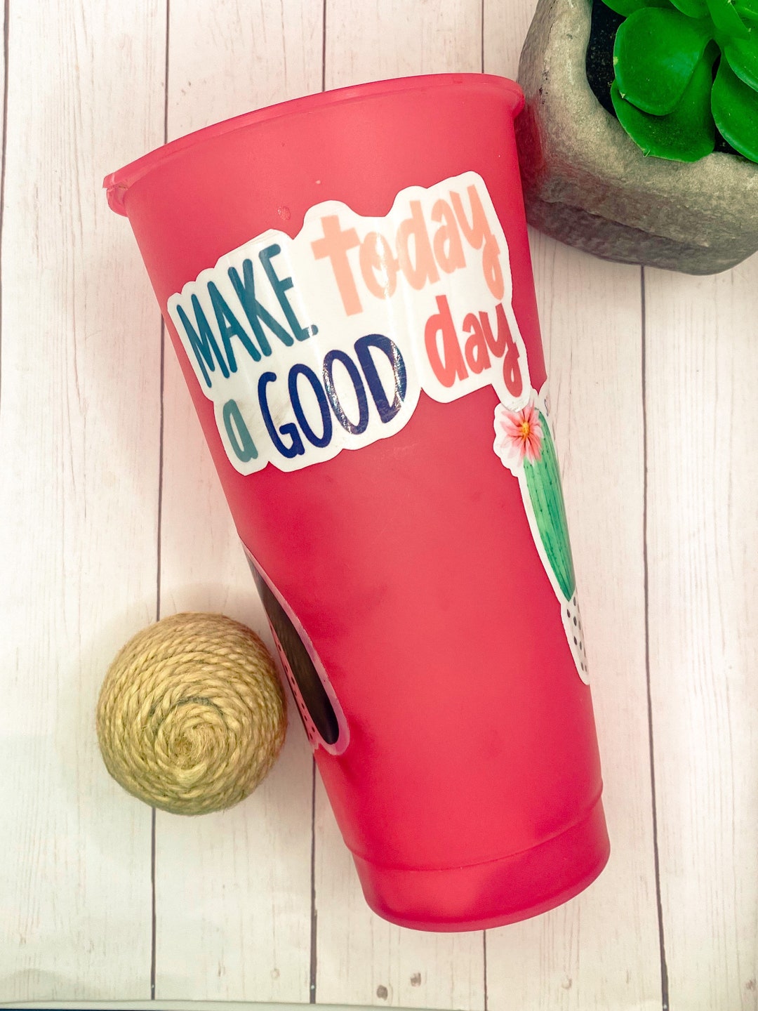 Waterproof Make Today a Good Day Sticker, Motivational Sticker, Teacher ...