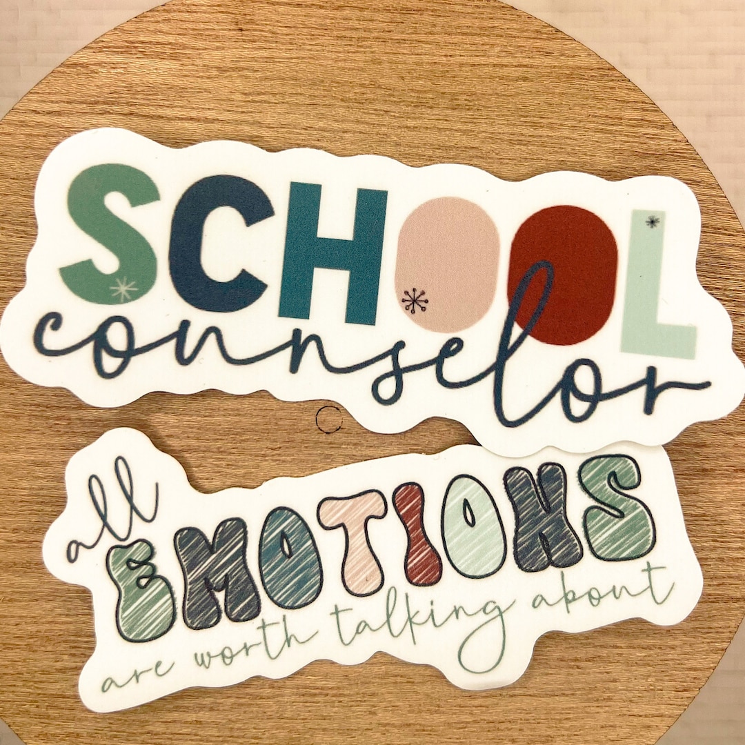 Waterproof Counselor Sticker, School Counselor, Coping Skills Sticker ...