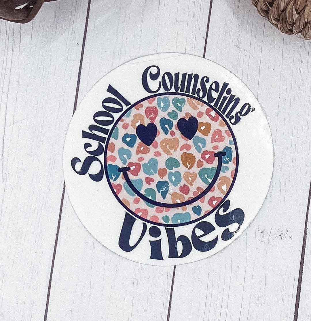 Waterproof School Counselor Sticker, School Counseling Sticker, School ...