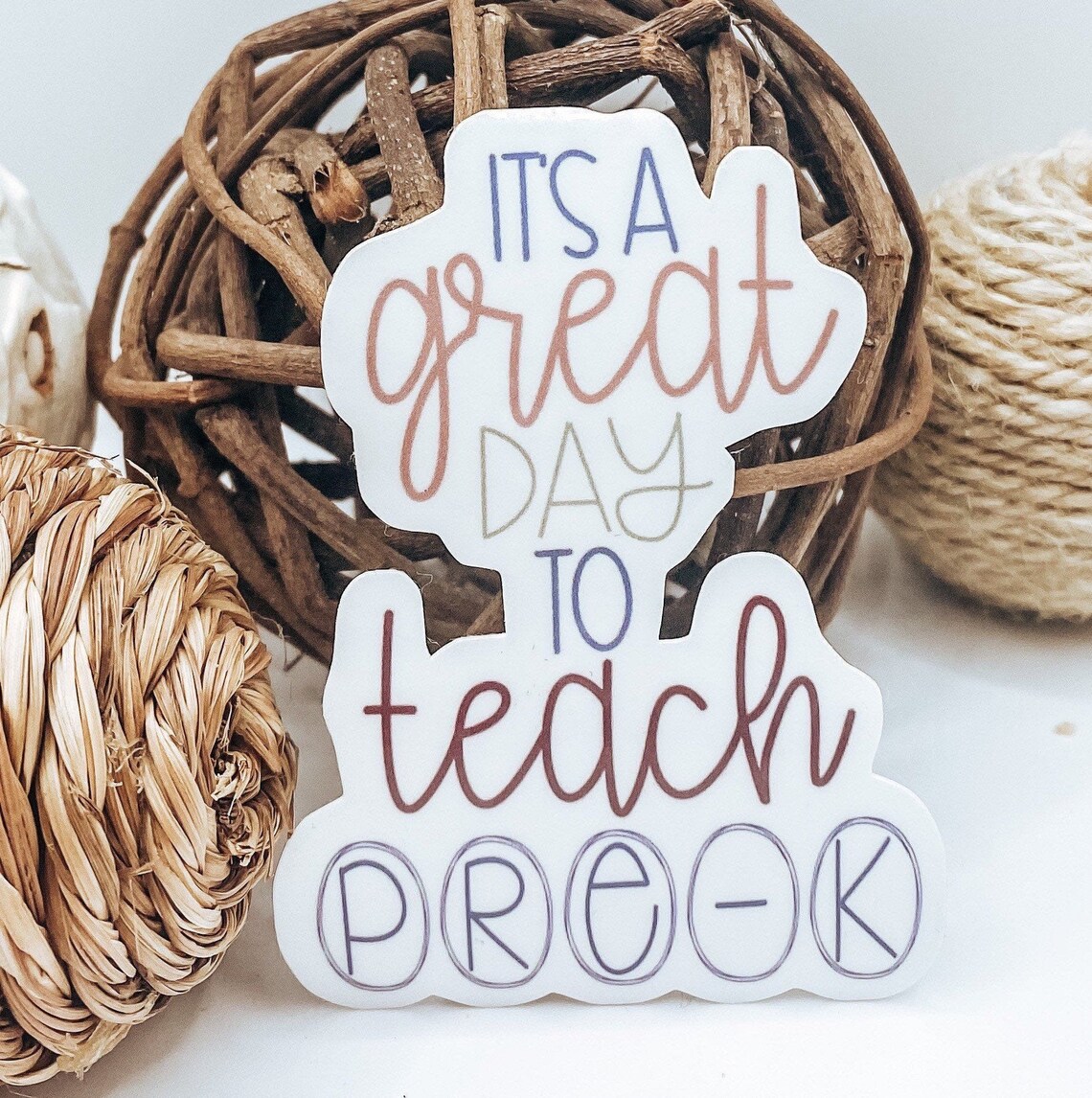 Preschool Teacher Sticker, Teacher Valentine Gift, Preschool Teacher ...