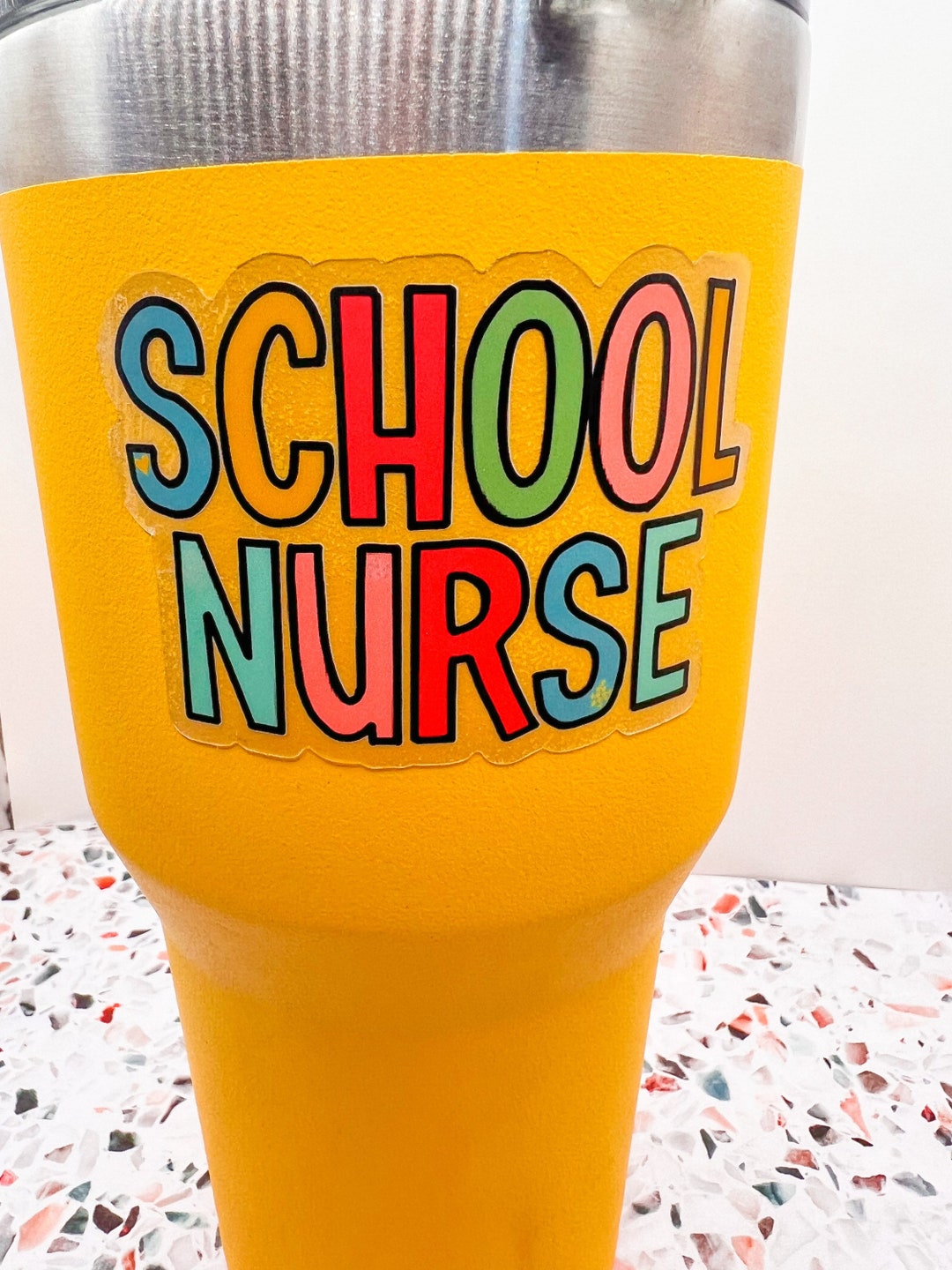 Transparent School Nurse Sticker, School Nurse Sticker, Nurse Stickers ...