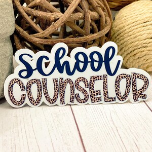 Waterproof School Counselor Sticker, Appreciation Coffee Sticker ...