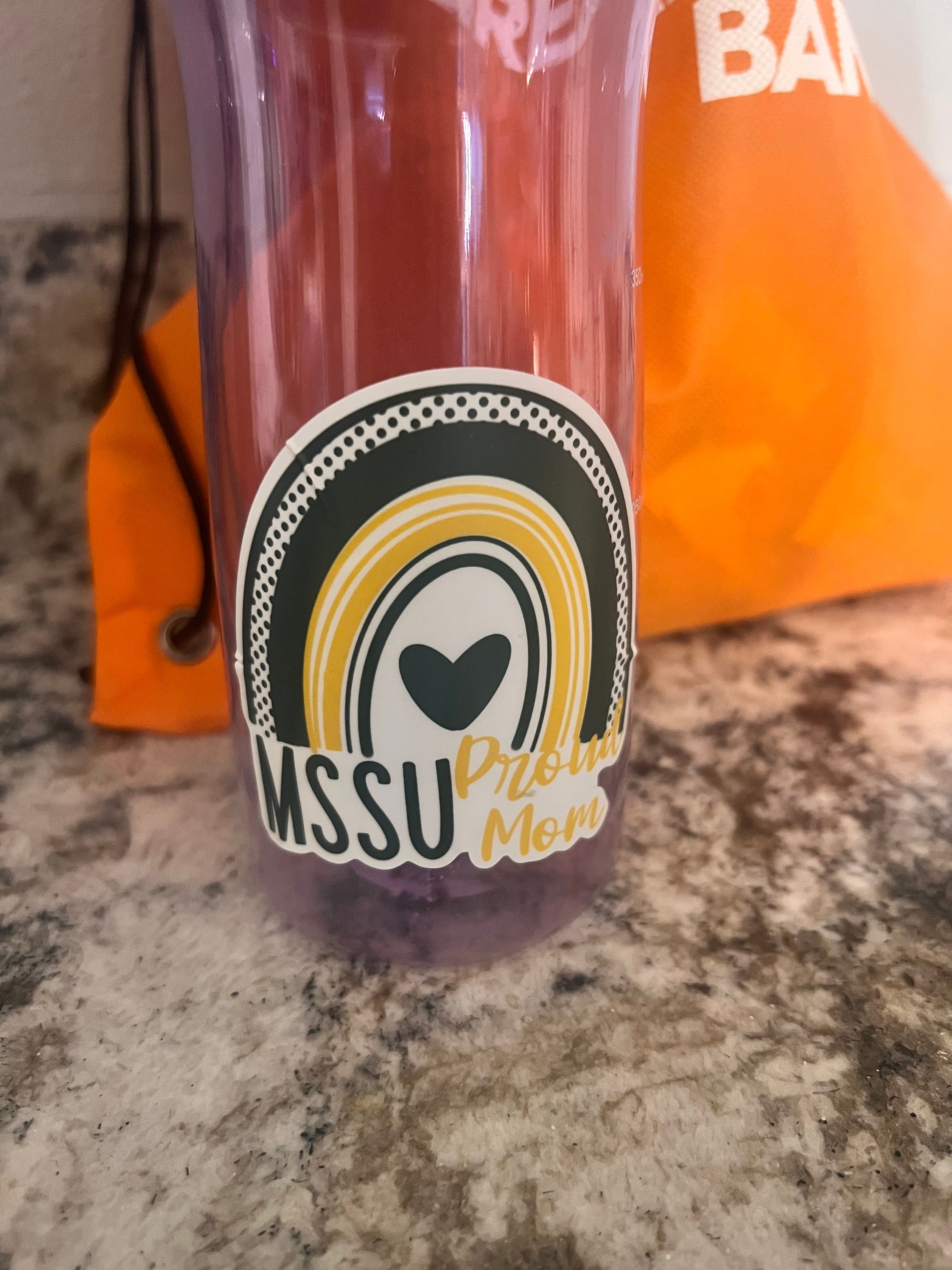 MSSU Missouri Southern State University Rainbow School Spirit Sticker ...