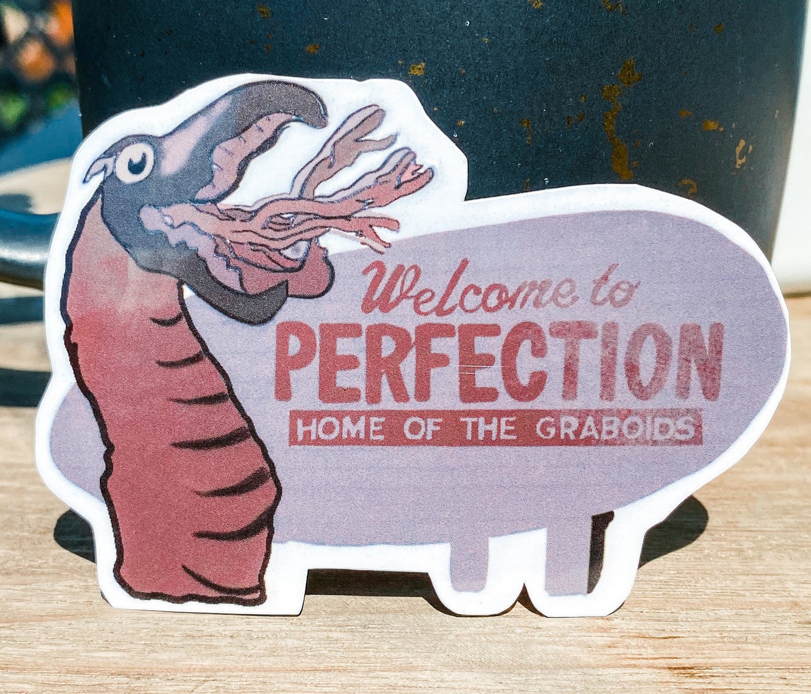 Waterproof Tremors Sticker Graboid Sticker Kevin Bacon | Etsy